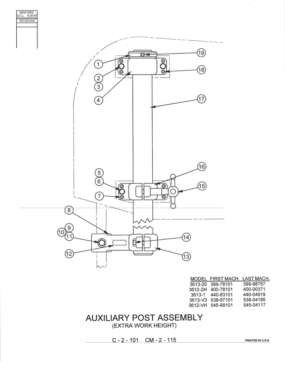 Exploded View Parts Ordering: 3613-1_440