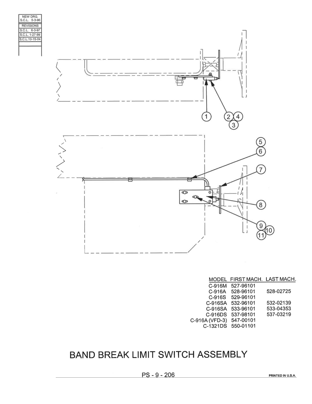 Exploded View Parts Ordering: C-916A_528